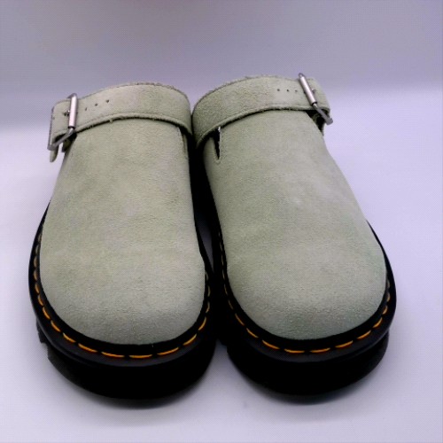 Womens Green Dr Martens Zebzag Mule Sandals | schuh