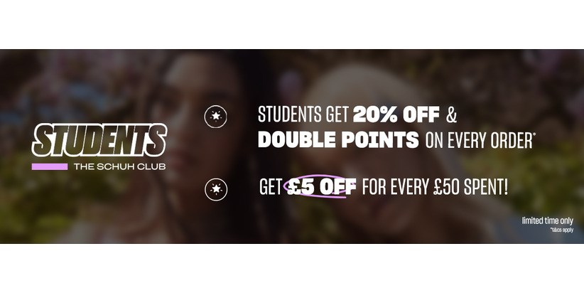 schuh Student Discount & Discount Code | schuh