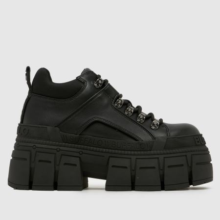 Womens Black Buffalo London Gospher Hike Lo Trainers | schuh