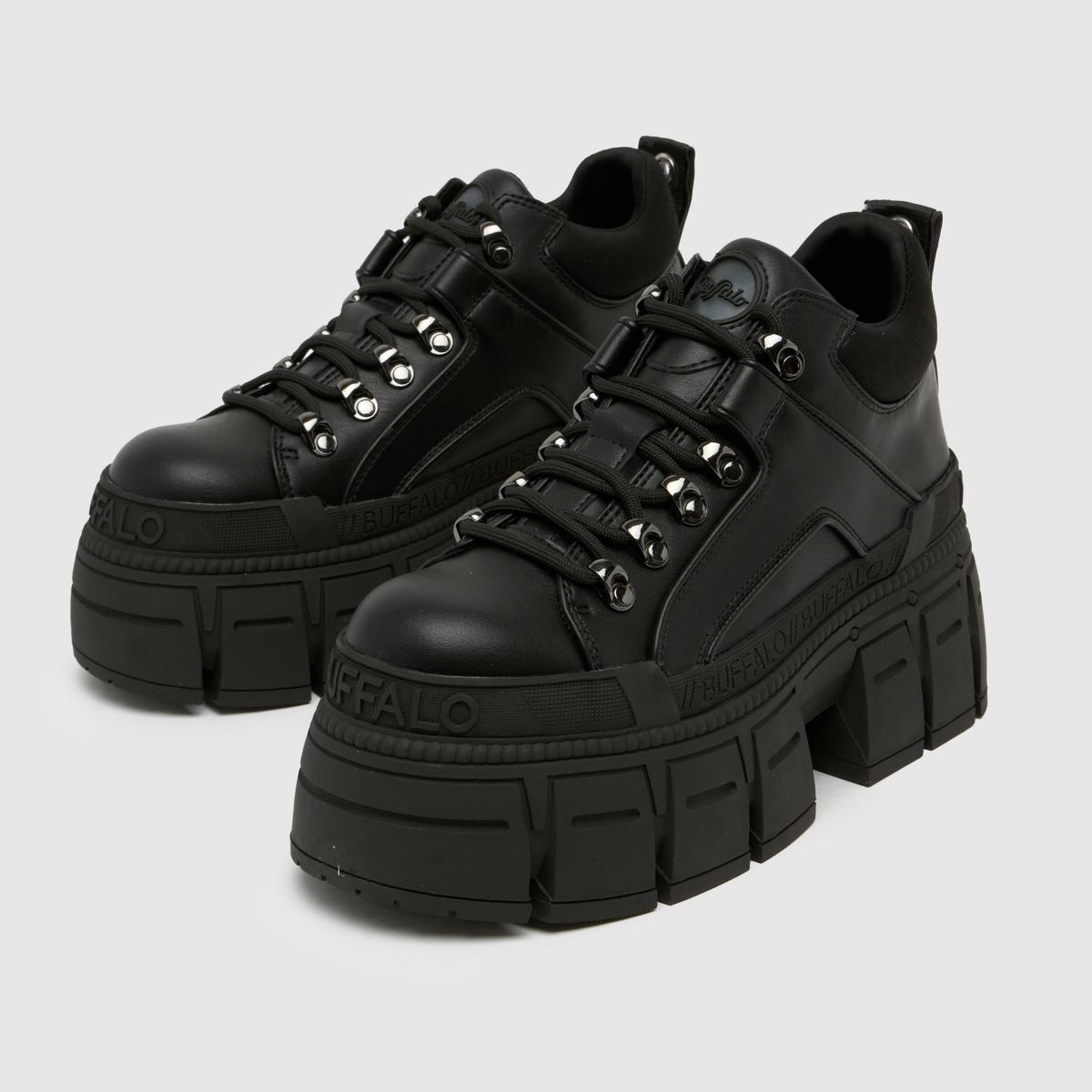 Womens Black Buffalo London Gospher Hike Lo Trainers | schuh