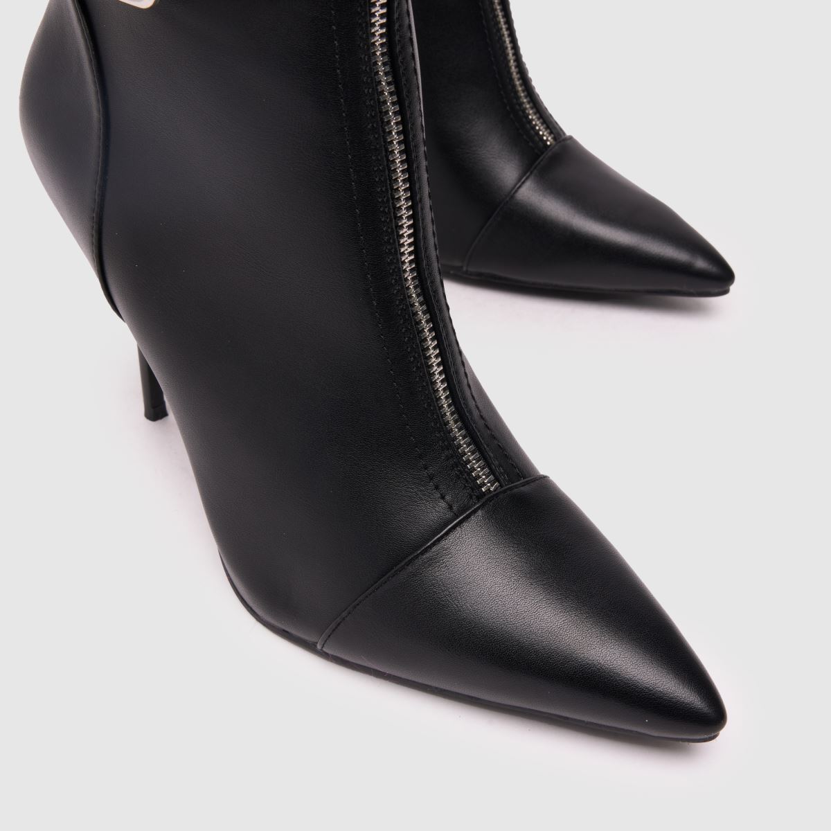 Womens Black SIMMI Venya Zip Point Boots | schuh