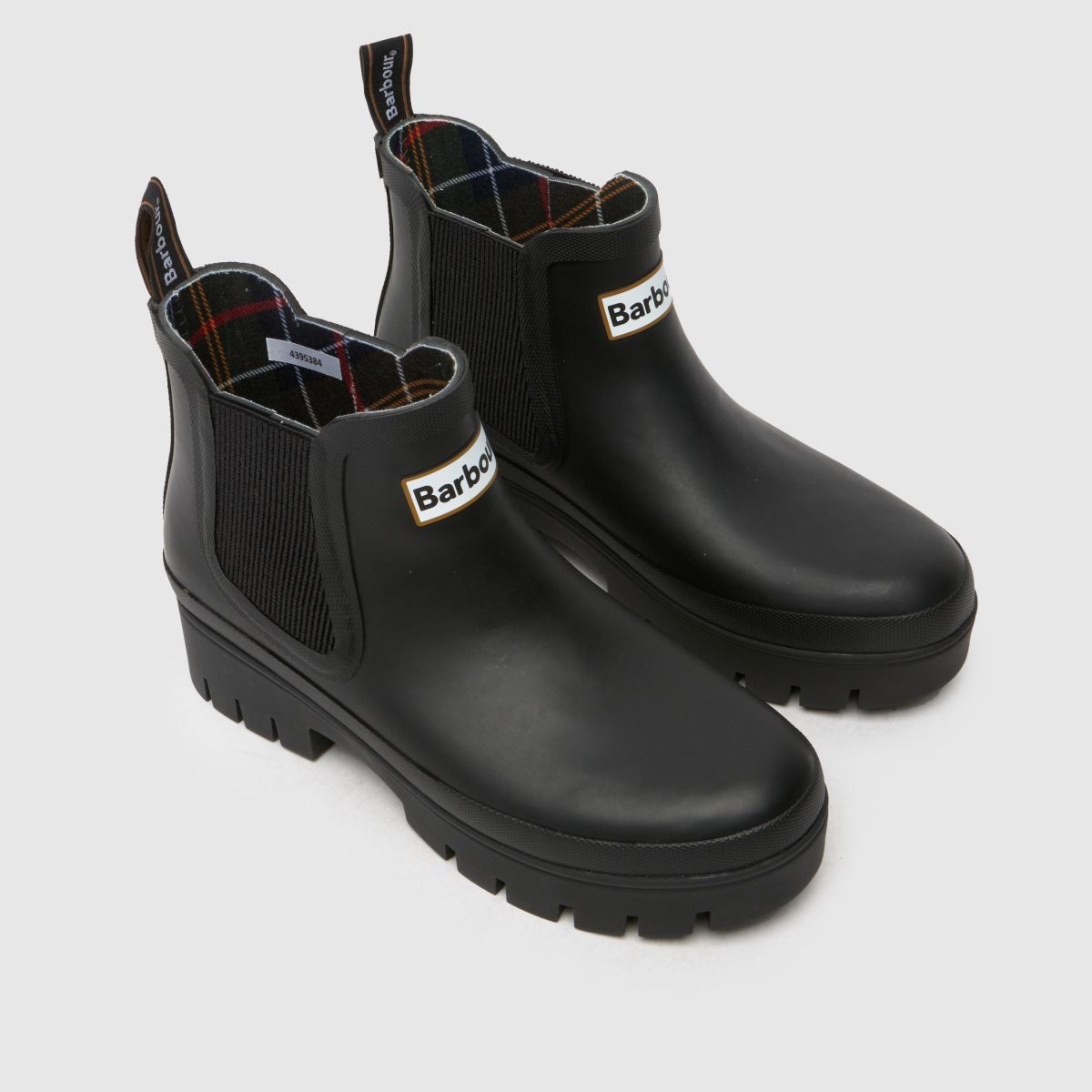 Womens Black Barbour Halton Wellington Boots | schuh