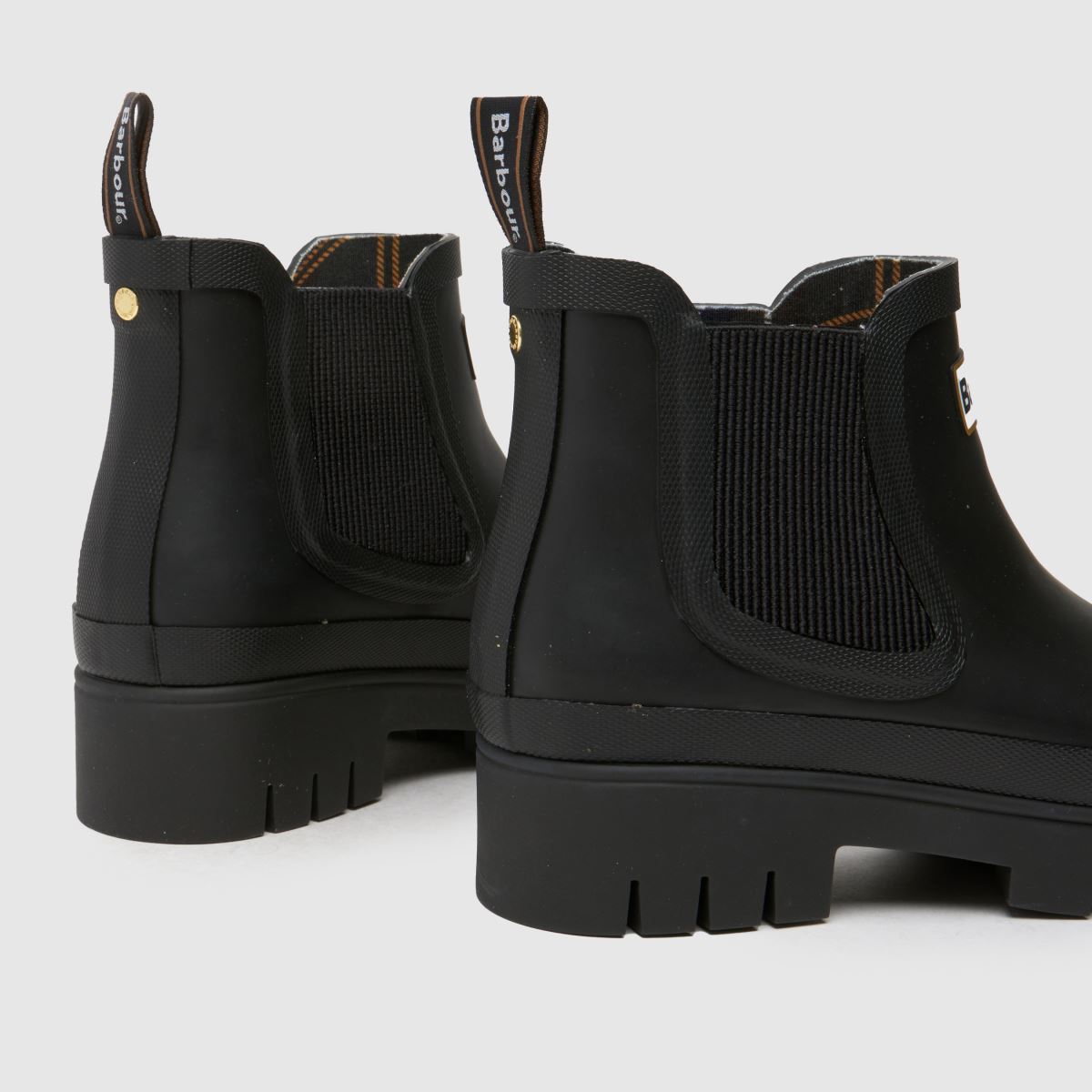 Womens Black Barbour Halton Wellington Boots | schuh