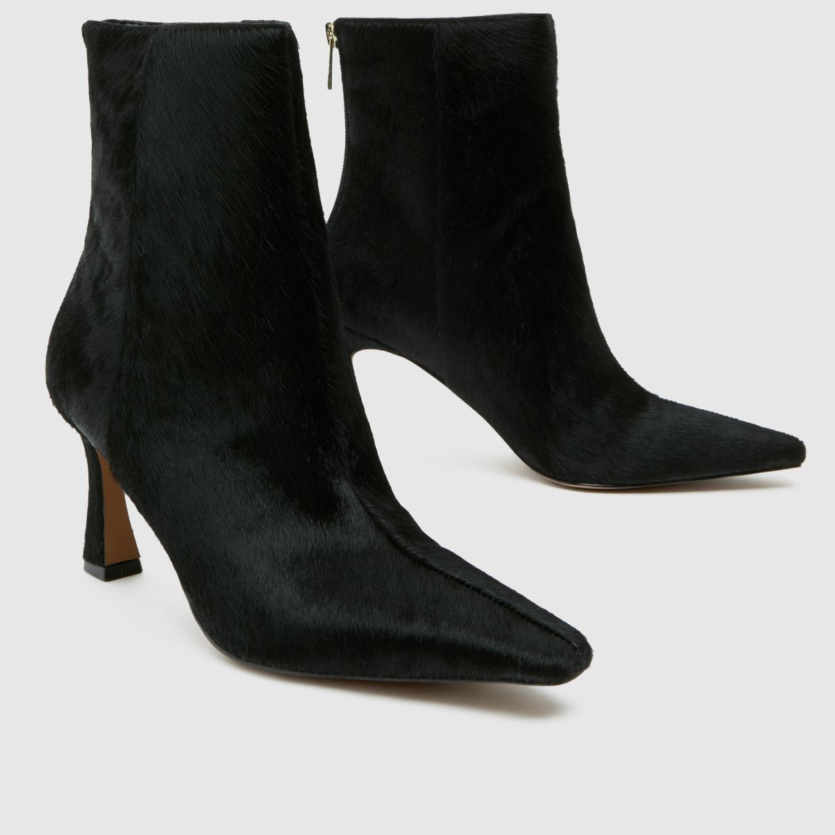 Womens Black schuh Bambi Point Heel Boots | schuh