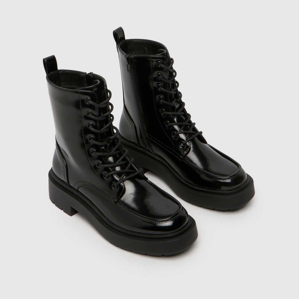 Womens Black schuh Angie Work Boots | schuh