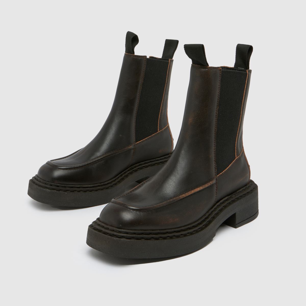 Womens Brown schuh Cassie Leather Boot Boots | schuh