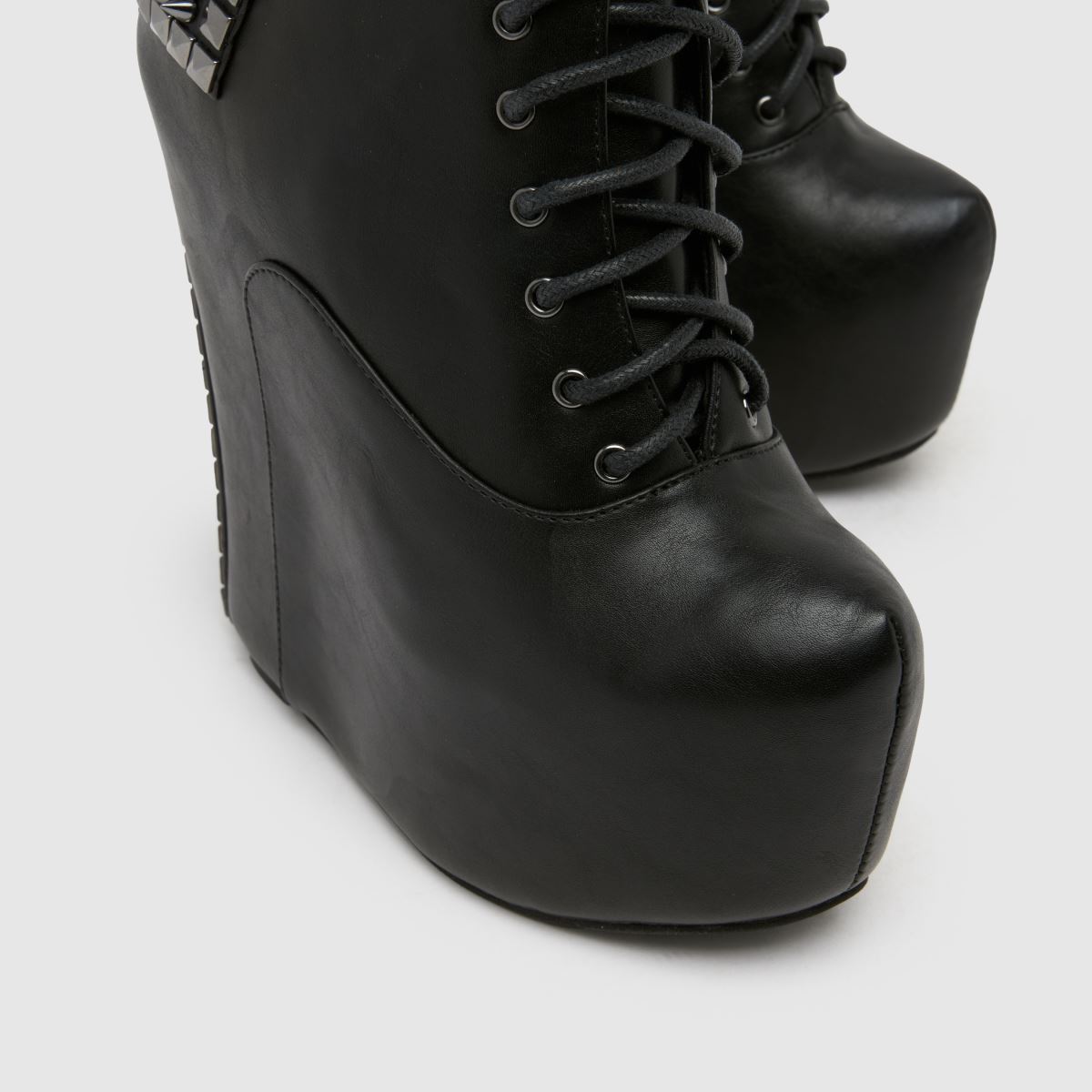 Womens Black JEFFREY CAMPBELL Damsel Wedge Boots | schuh