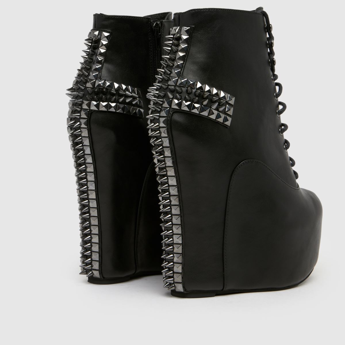Womens Black JEFFREY CAMPBELL Damsel Wedge Boots | schuh