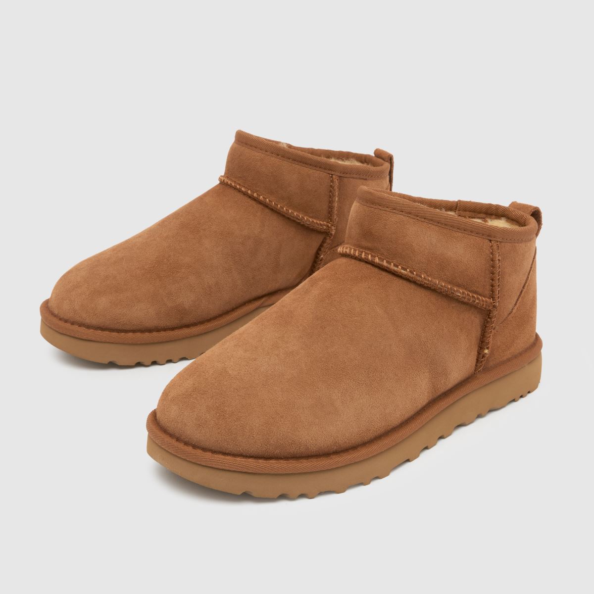 Womens Chestnut UGG Classic Ultra Mini II Boots | schuh