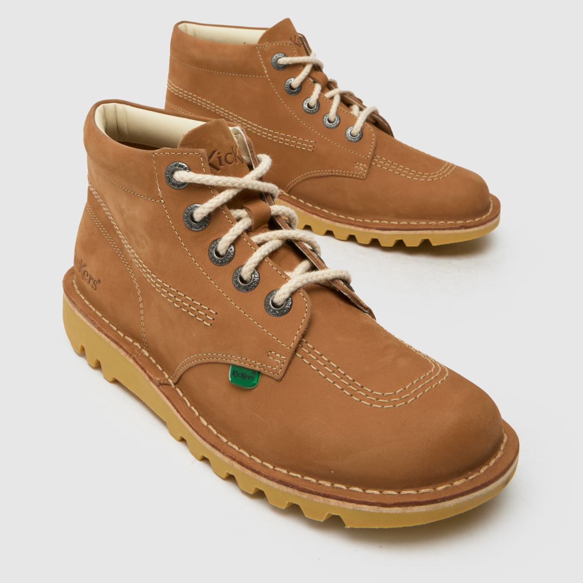 Womens Tan Kickers Classics Kick Hi Boots | schuh
