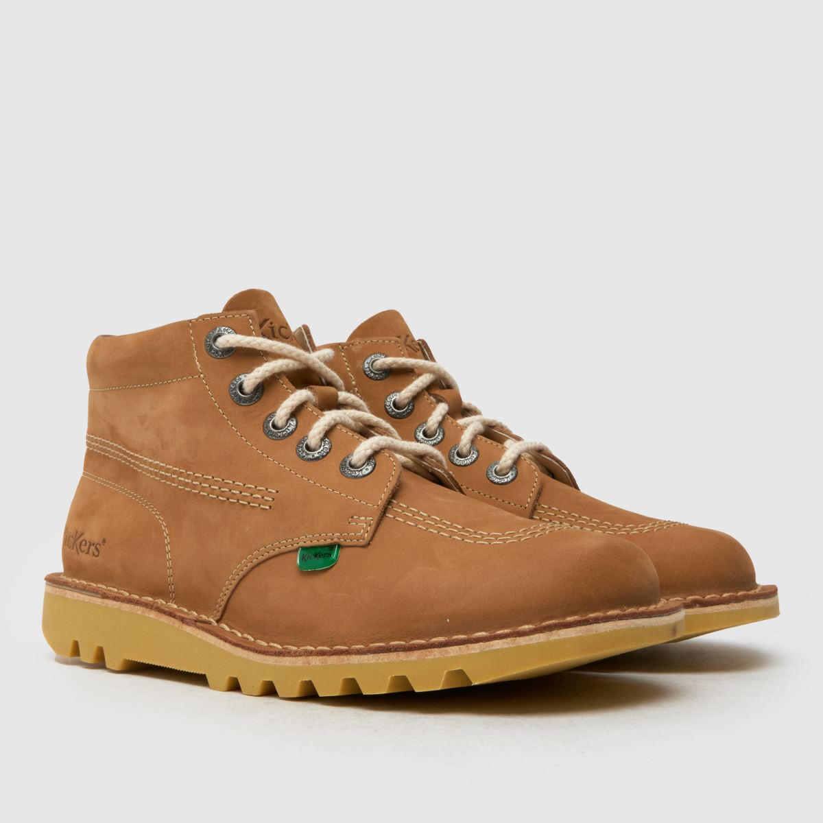 Womens Tan Kickers Classics Kick Hi Boots | schuh