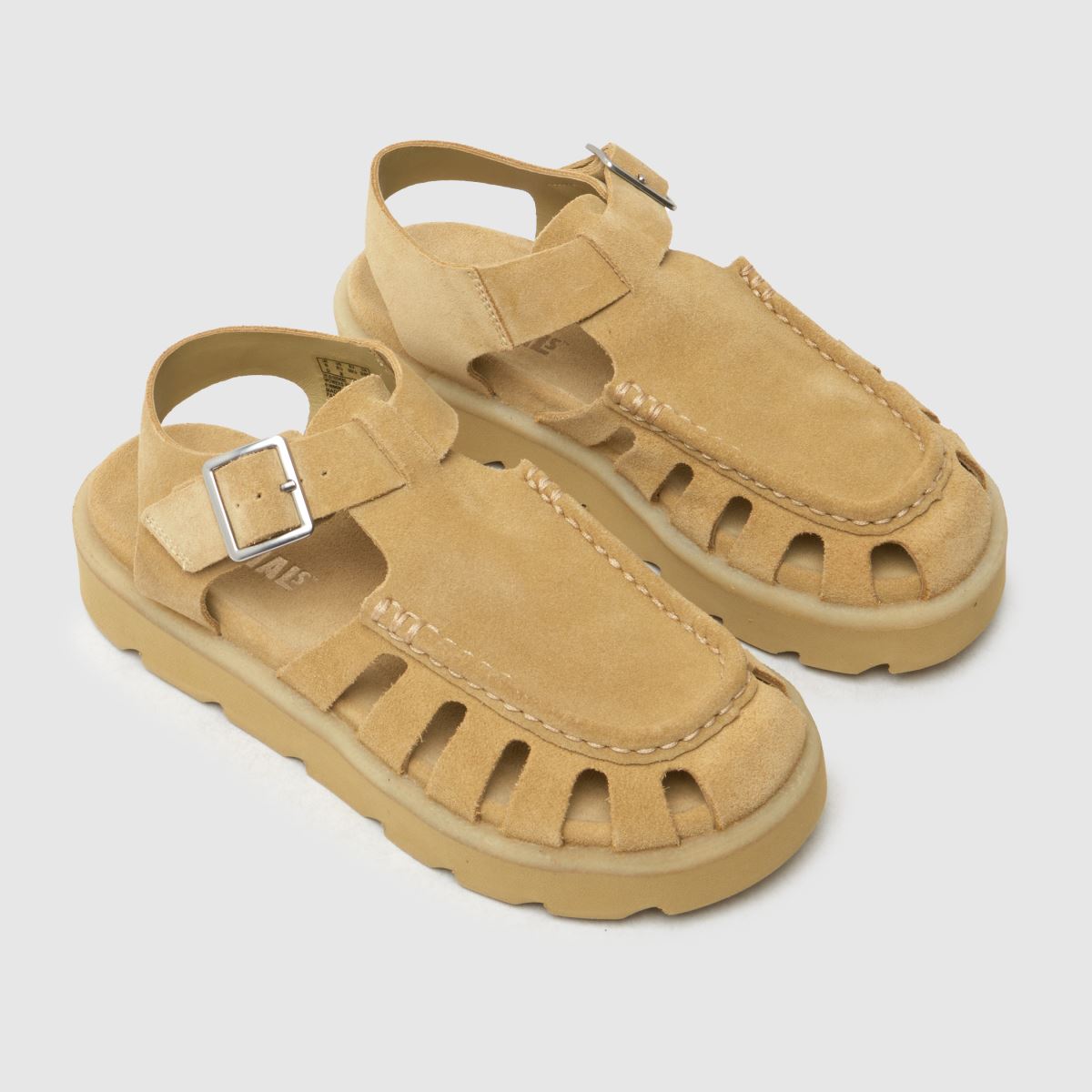 Womens Tan Clarks Originals Meare Buckle Sandals | schuh
