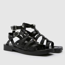 Womens Black schuh Tempeny Studded Sandals | schuh