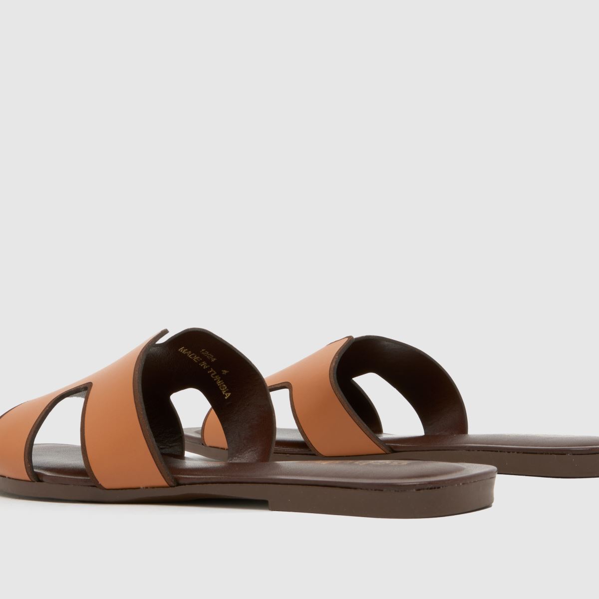 Womens Tan schuh Tandra Mule Sandals | schuh