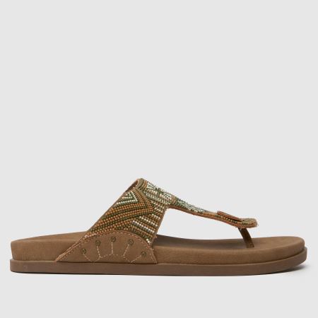 Womens Brown Blowfish Malibu Lyric Beaded Sandals | schuh