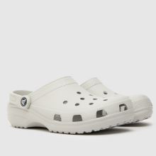Womens Light Grey Crocs Classic Clog Sandals | schuh