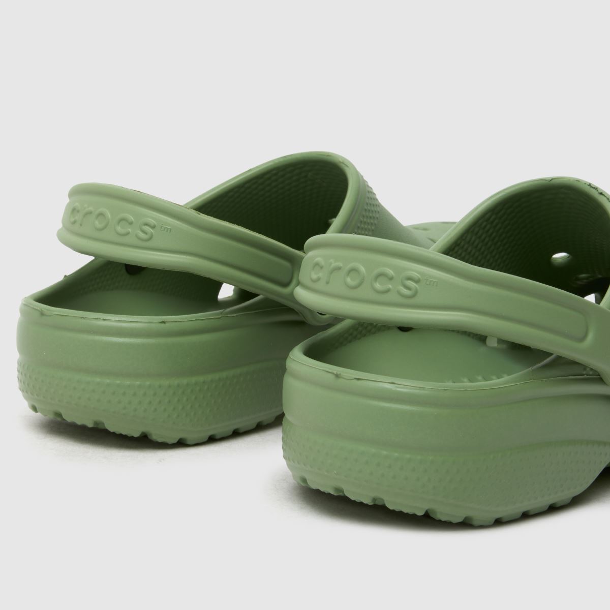 Womens Green Crocs Classic Clog Sandals | schuh