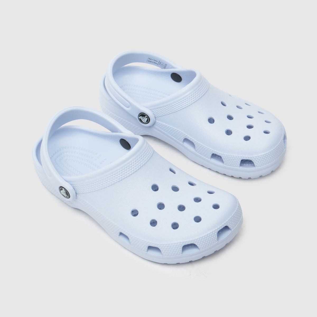 Womens Pale Blue Crocs Classic Clog Sandals | schuh