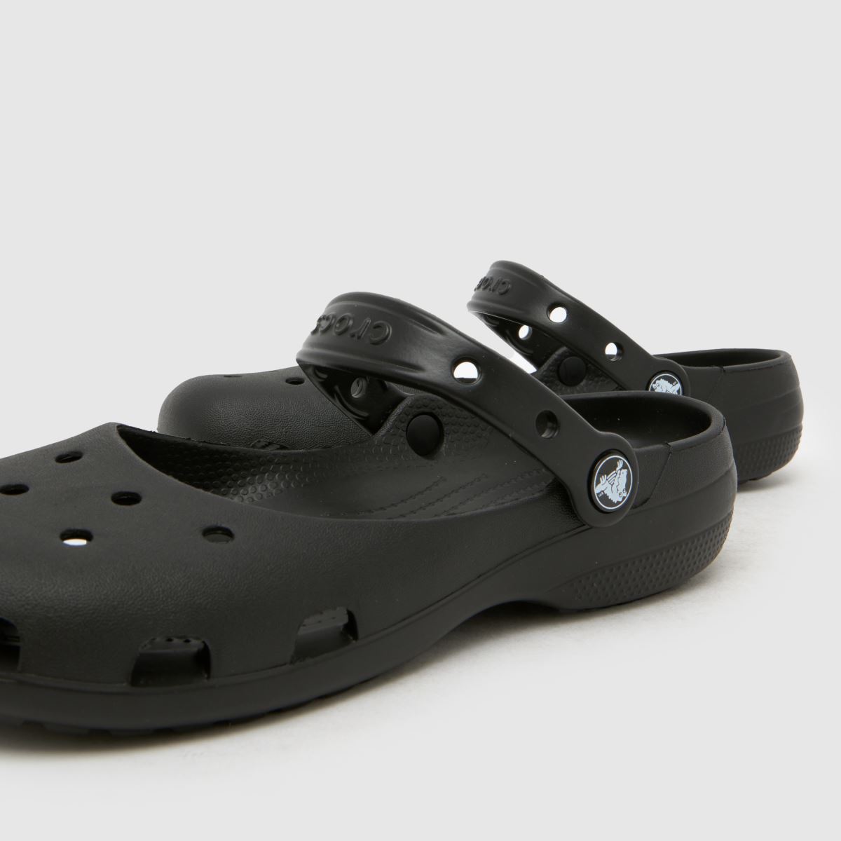 Womens Black Crocs Classic Ballet Sandals | schuh