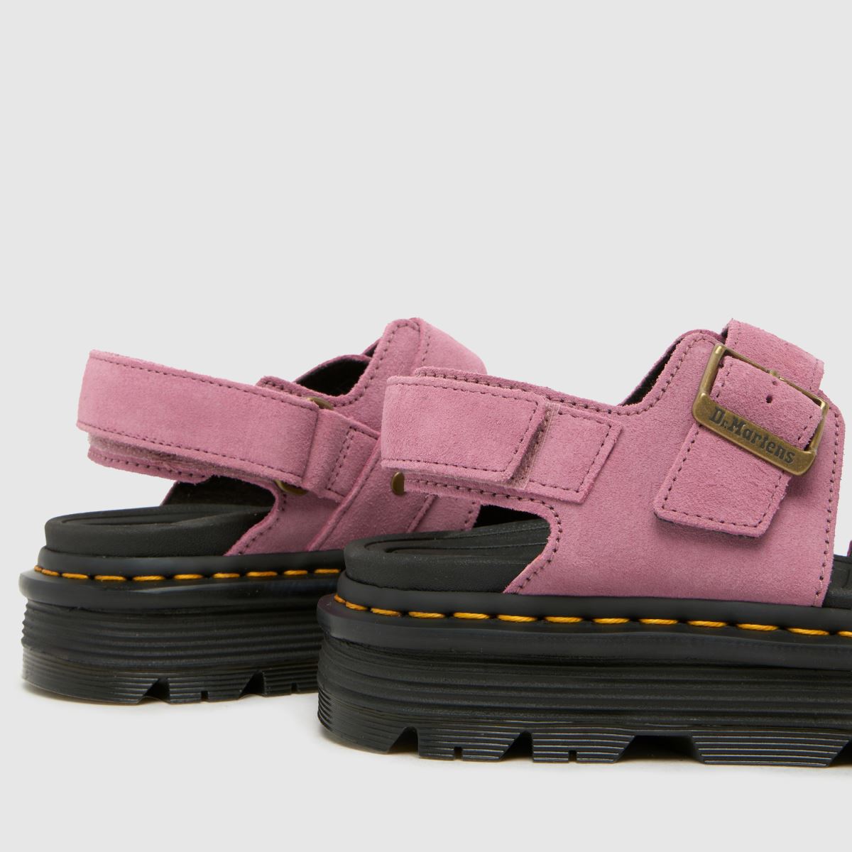Womens Pale Pink Dr Martens Zebzag Sandals | schuh