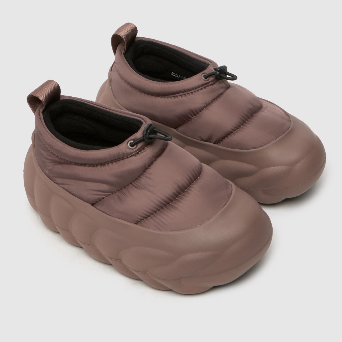 Womens Taupe Crocs Overpuff Shorty Sandals | schuh