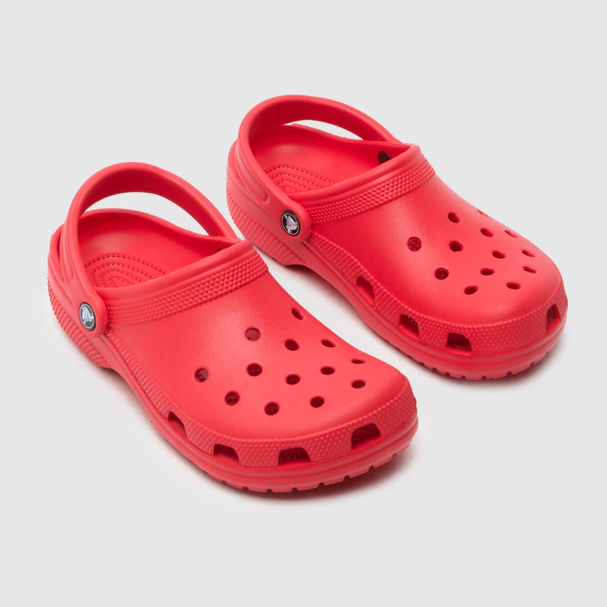 Womens Red Crocs Classic Clog Sandals | schuh