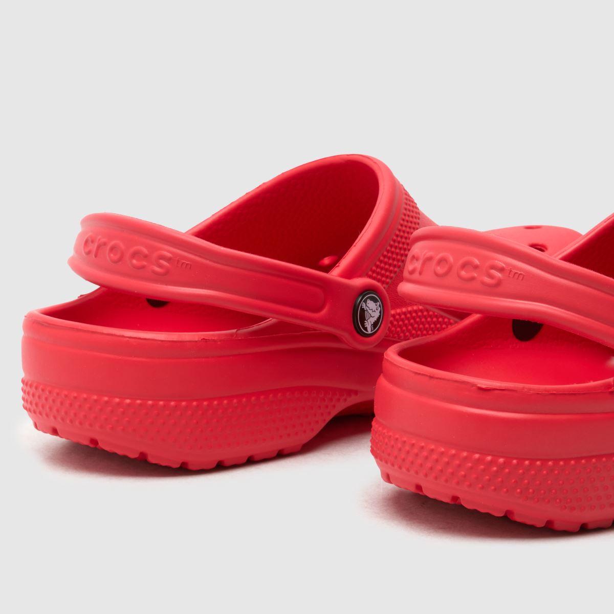 Womens Red Crocs Classic Clog Sandals | schuh