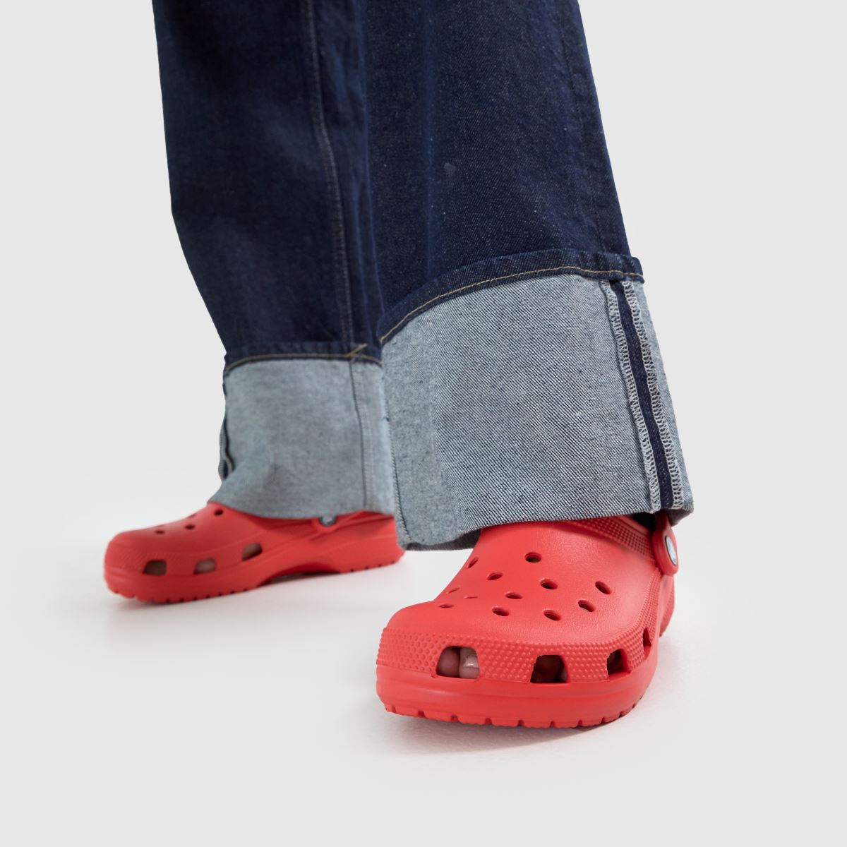 Womens Red Crocs Classic Clog Sandals | schuh