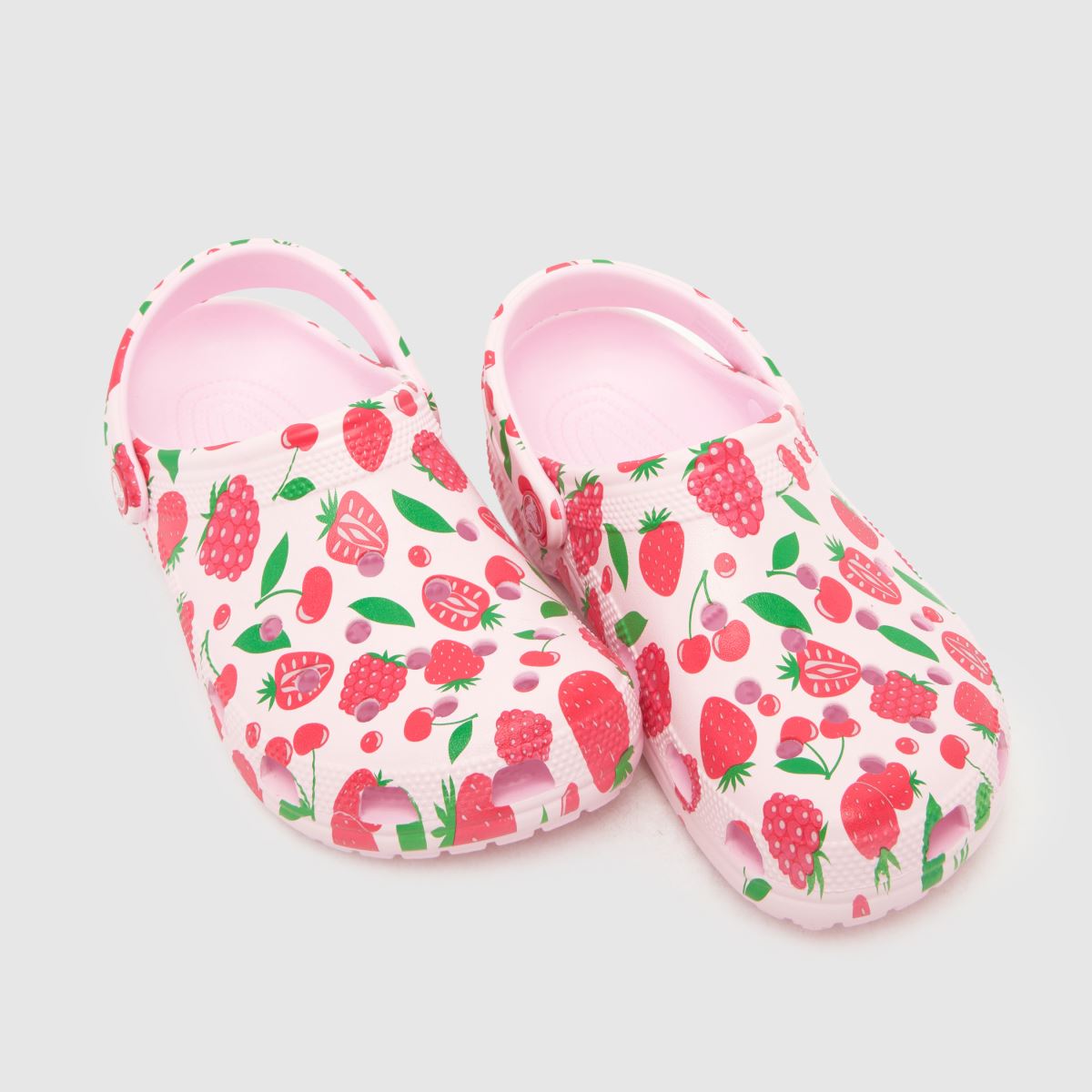 Womens Pink Multi Crocs Classic Berry Clog Sandals | schuh