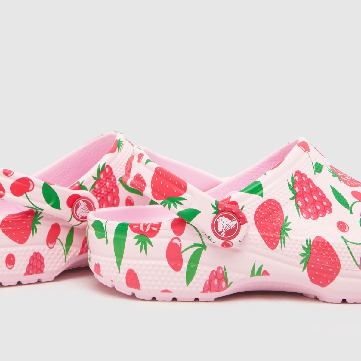 Womens Pink Multi Crocs Classic Berry Clog Sandals | schuh
