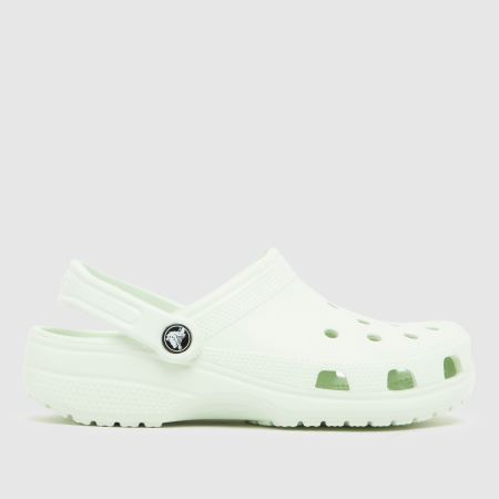 Womens Light Green Crocs Classic Clog Sandals | schuh