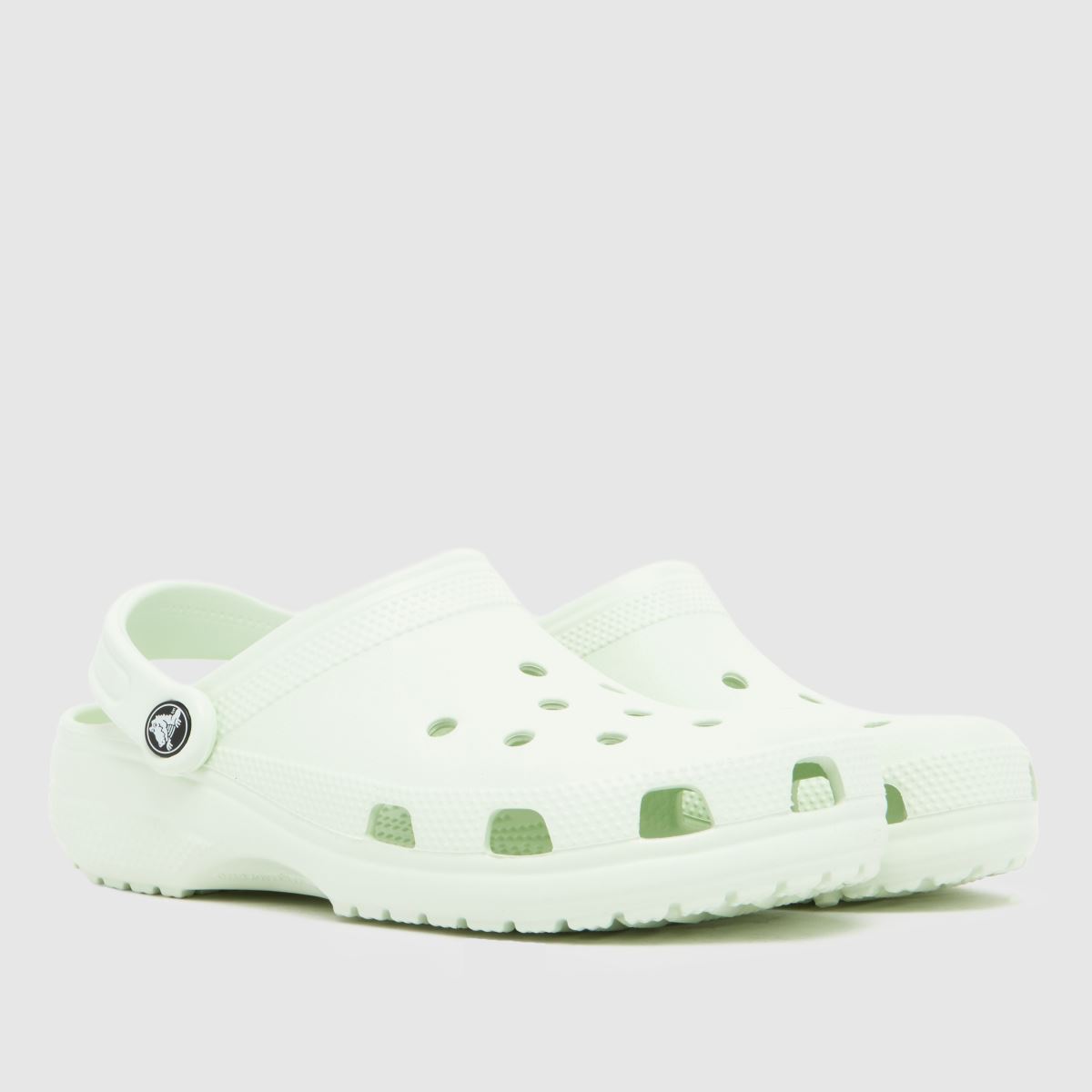 Womens Light Green Crocs Classic Clog Sandals | schuh