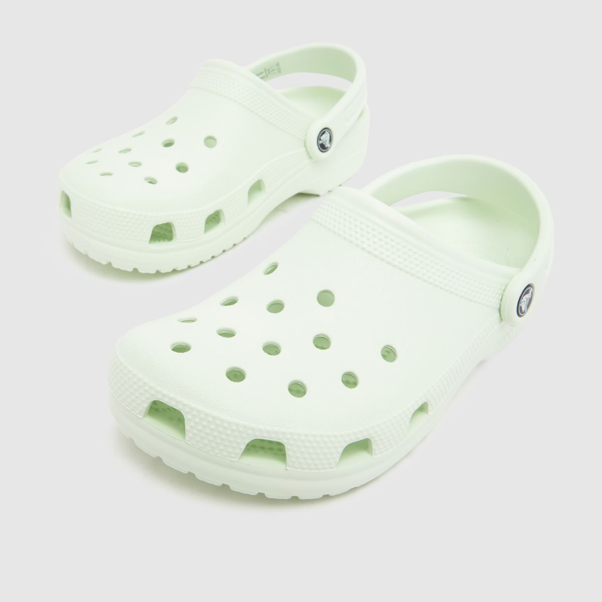 Womens Light Green Crocs Classic Clog Sandals | schuh