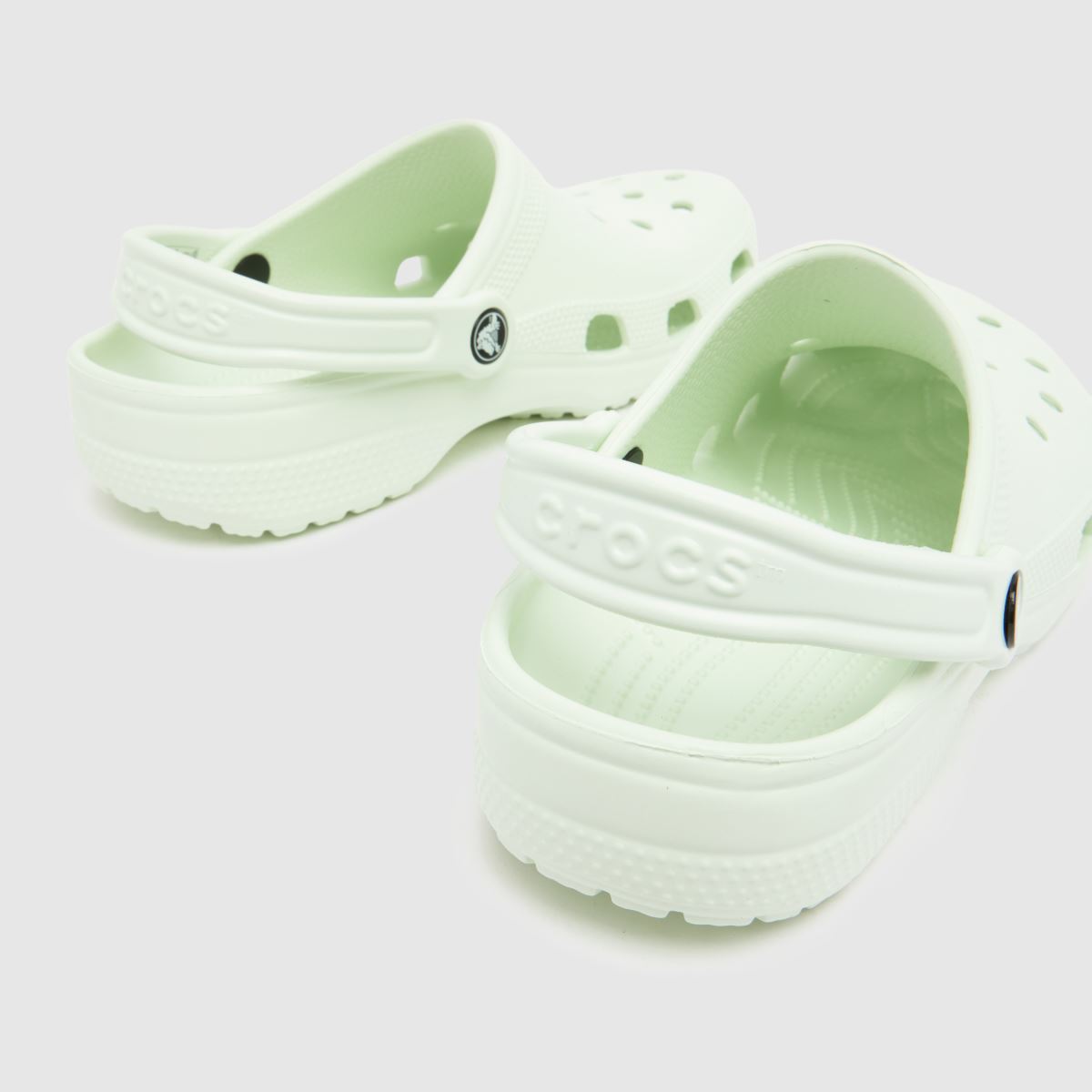 Womens Light Green Crocs Classic Clog Sandals | schuh