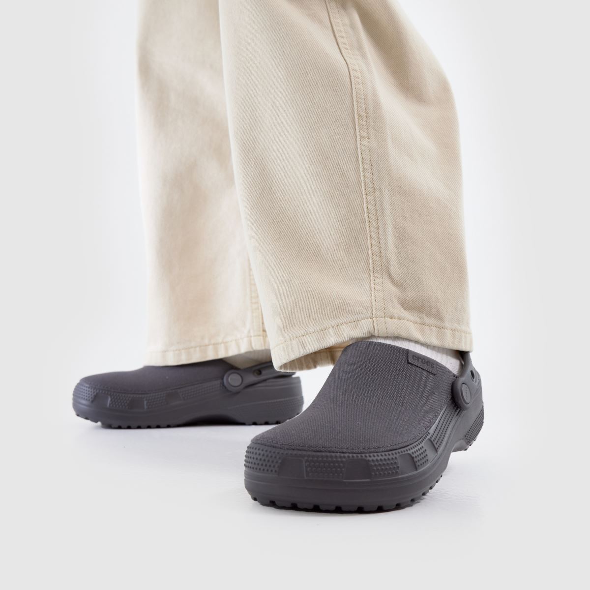 Womens Dark Grey Crocs Classic Crafted Clog Sandals | schuh