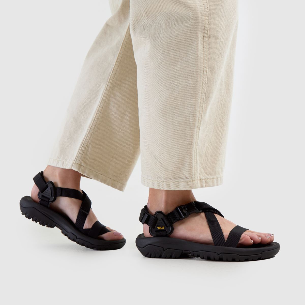 Womens Black Teva Hurricane Terra Dactyl Sandals | schuh