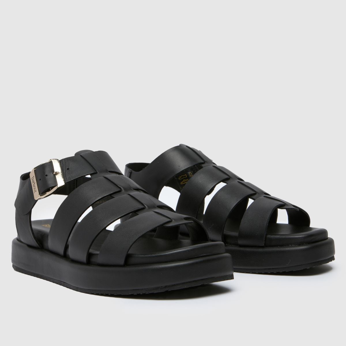 Womens Black Barbour Charlene Sandals | schuh