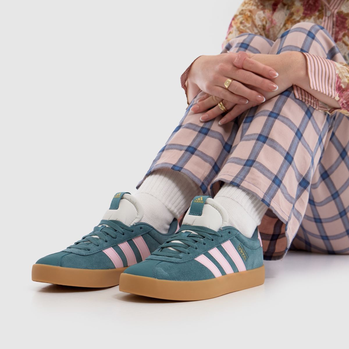 Womens Green Multi adidas VL Court 3.0 Trainers | schuh
