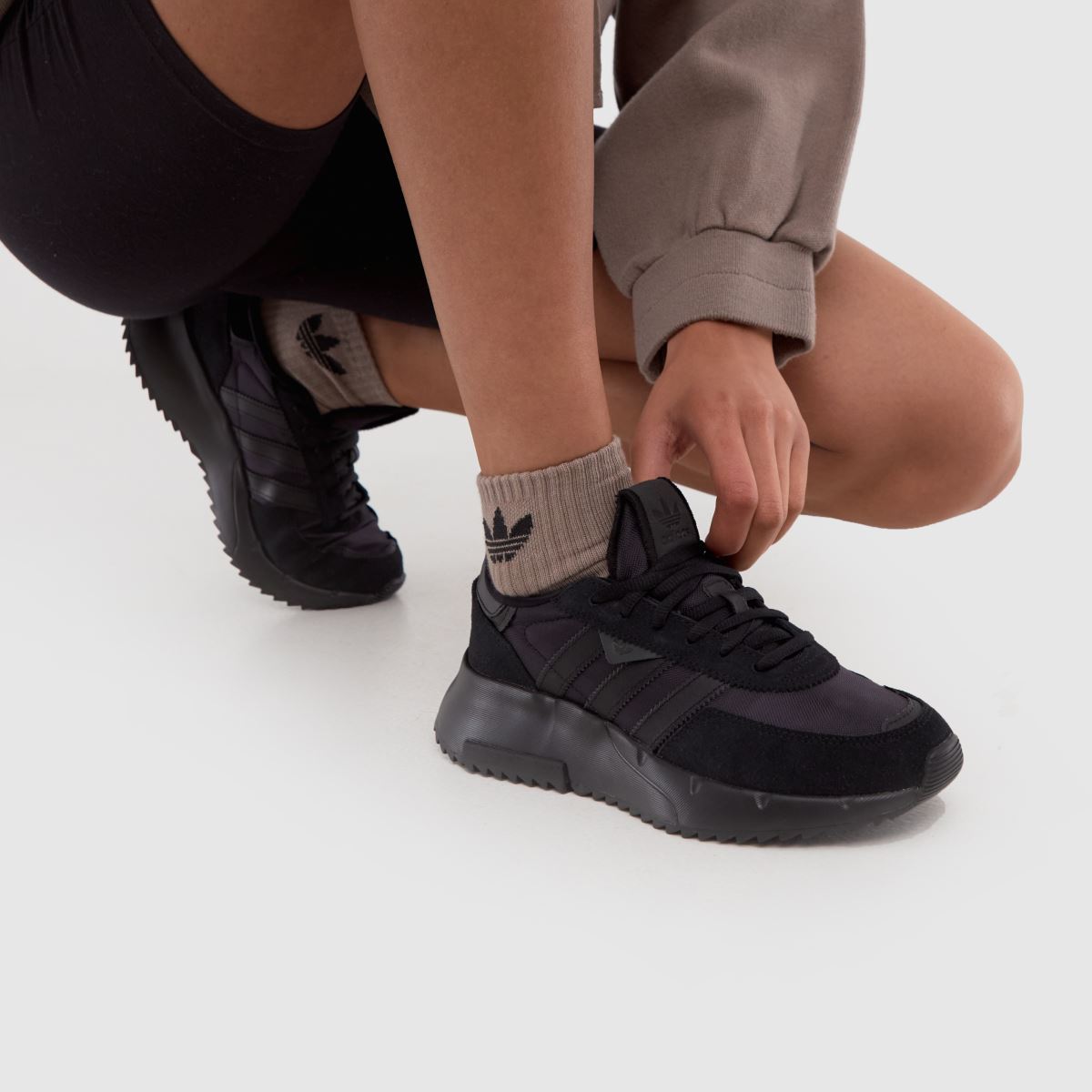 Womens Black adidas Retropy F2 Trainers | schuh