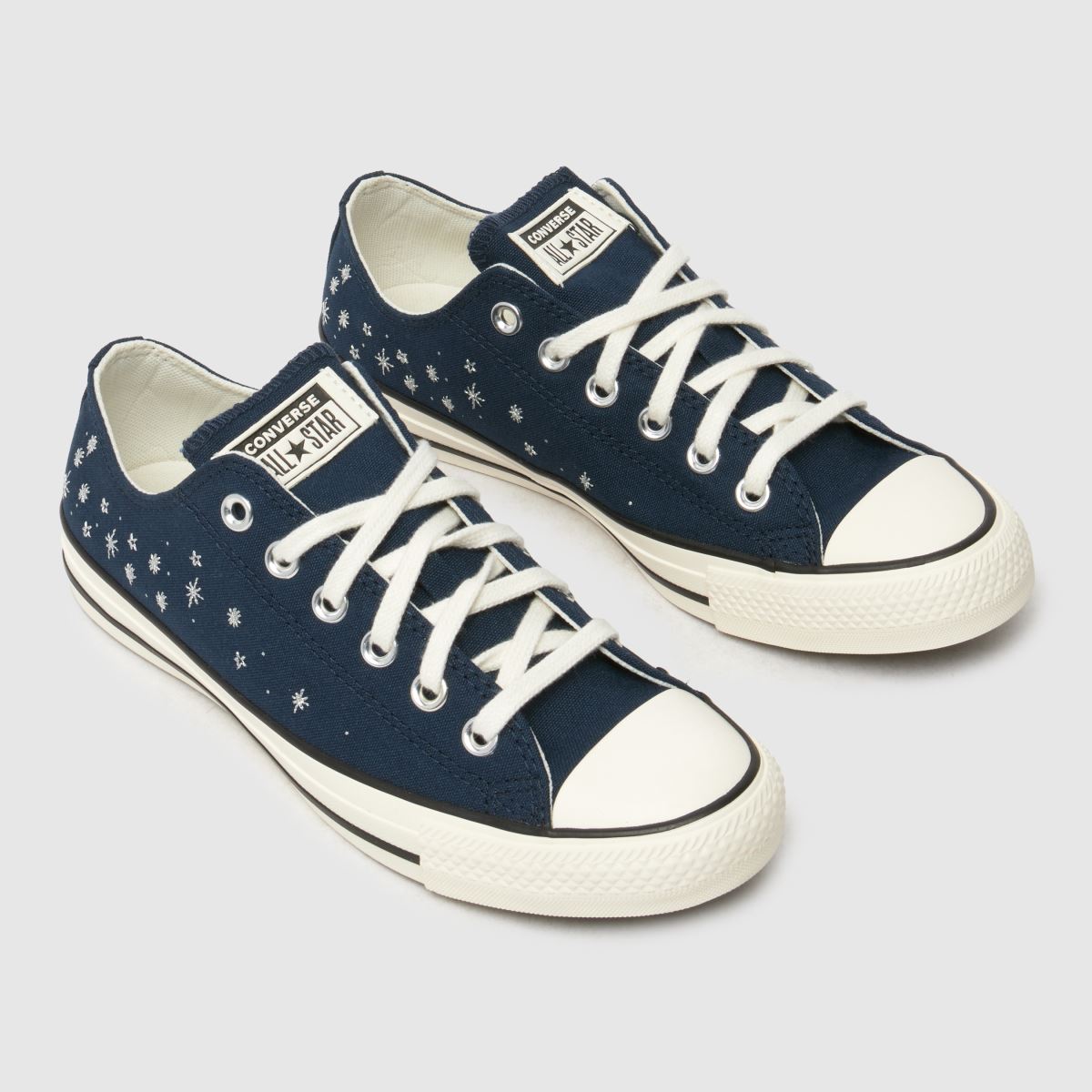 Womens Navy Converse All Star Ox Trainers | schuh