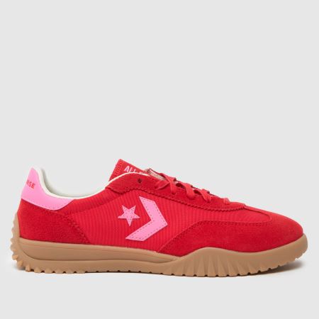 Womens Red Multi Converse Run Star Trainers | schuh