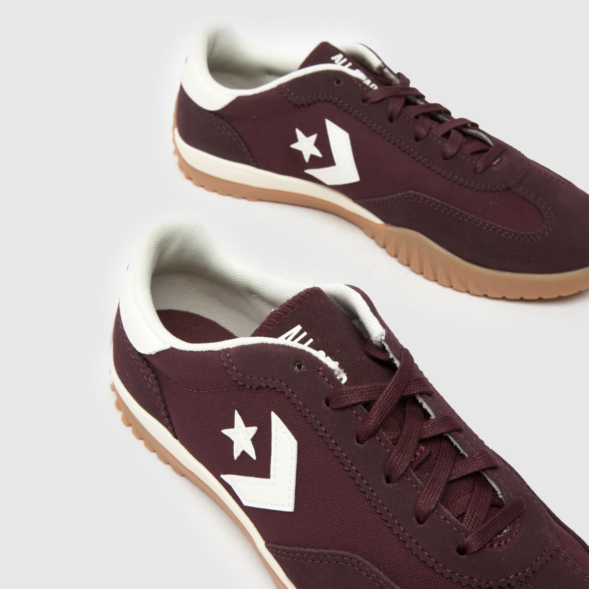 Womens Burgundy Converse Run Star Trainers | schuh