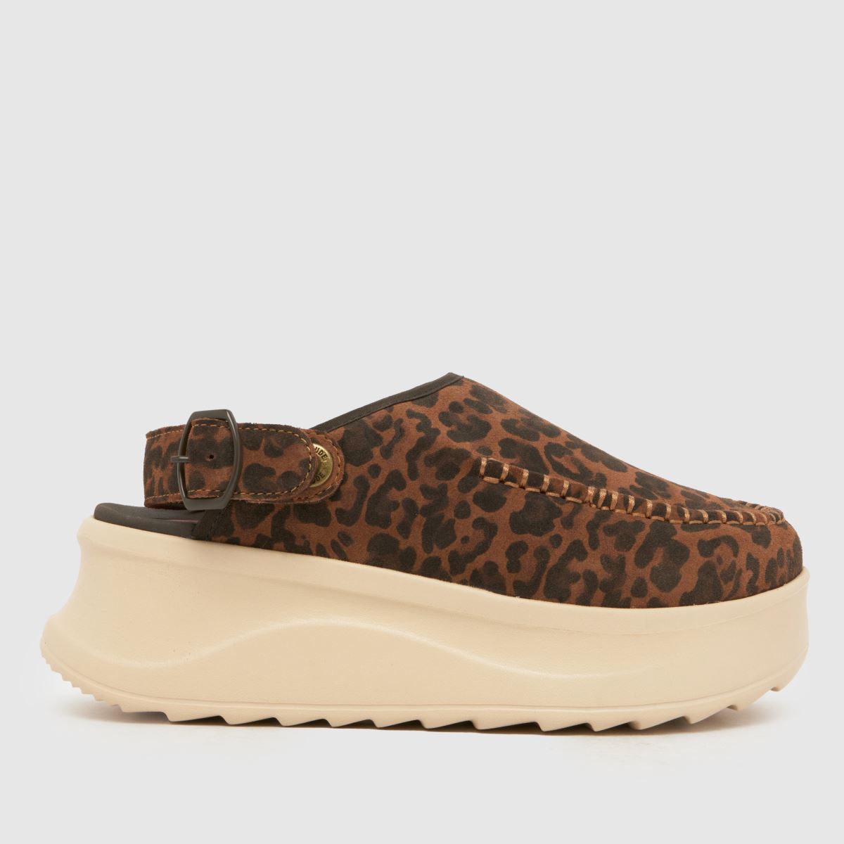 Womens Print HEYDUDE Delray Clog Trainers | schuh
