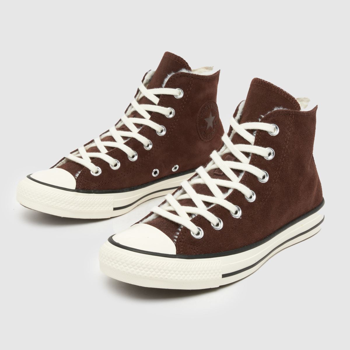 Womens Brown Converse All Star Hi Trainers | schuh