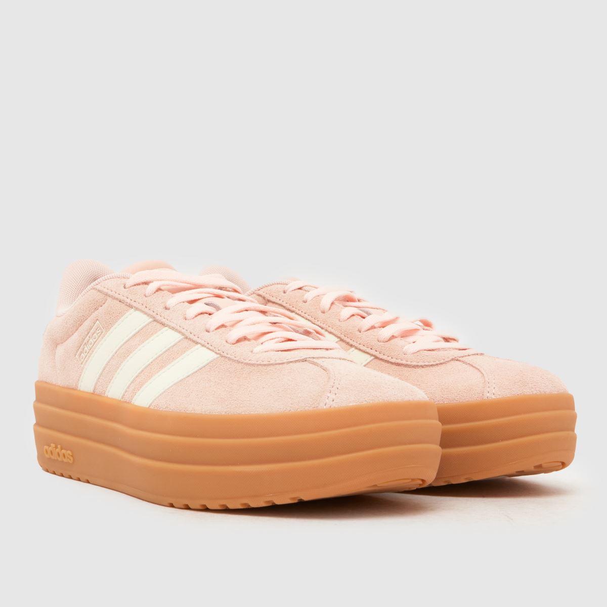 Womens Pale Pink adidas VL Court Bold Trainers | schuh