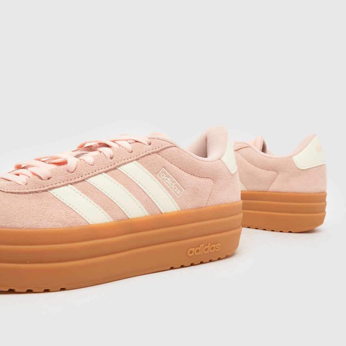 Womens Pale Pink adidas VL Court Bold Trainers | schuh