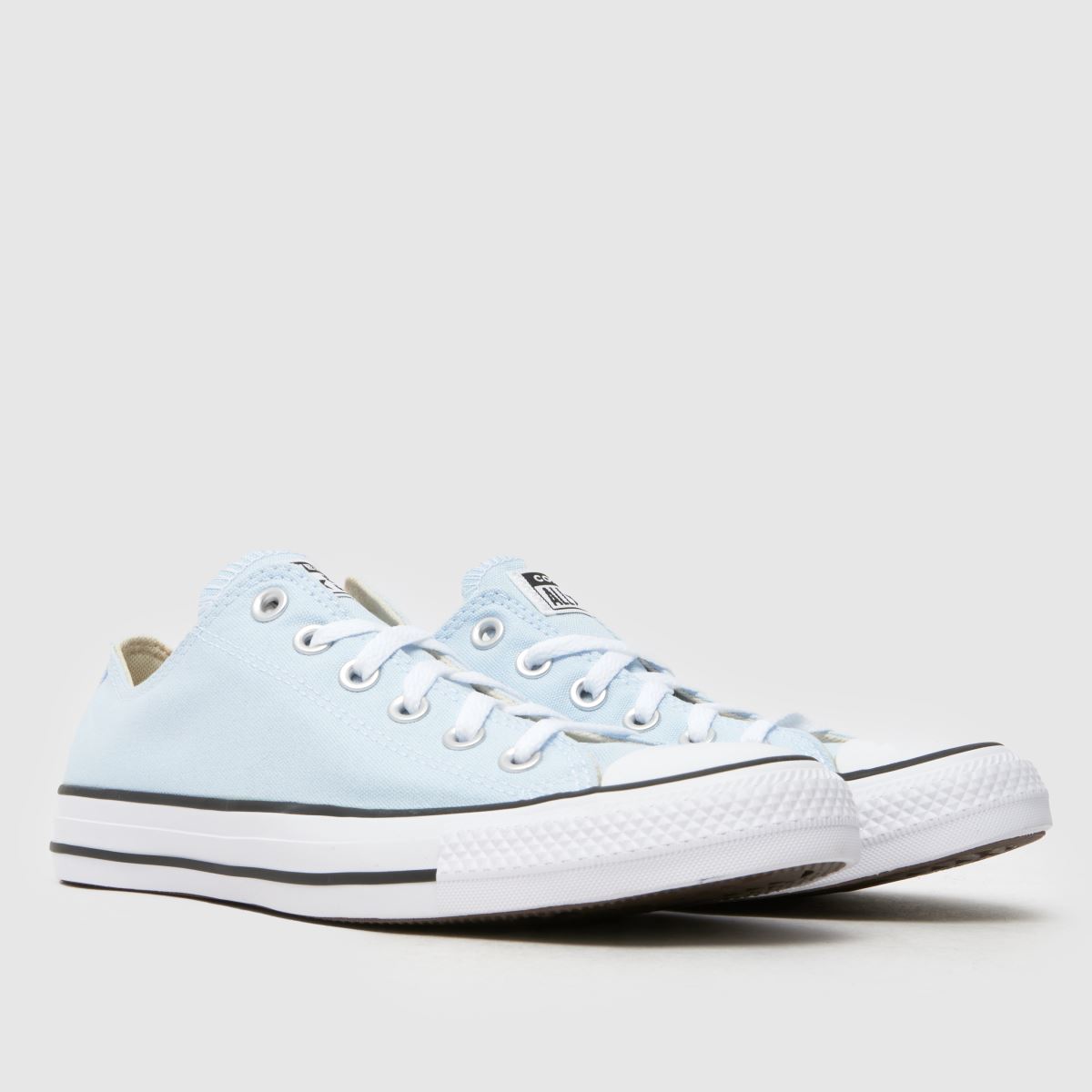 Womens Pale Blue Converse All Star Ox Trainers | schuh