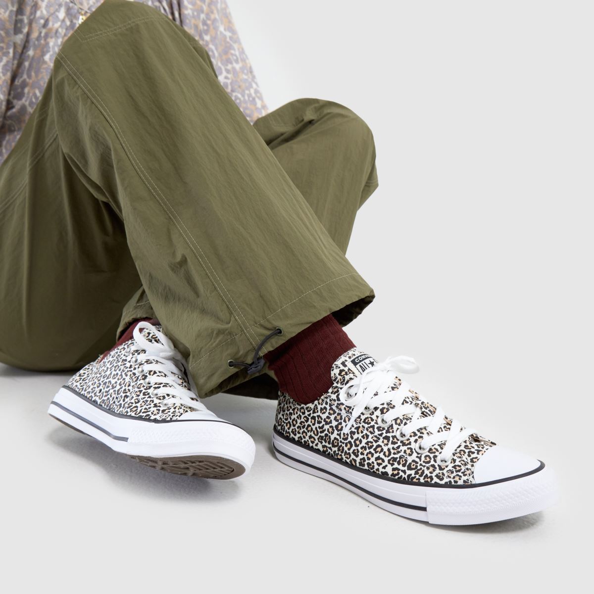 Womens Print Converse All Star Ox Trainers | schuh