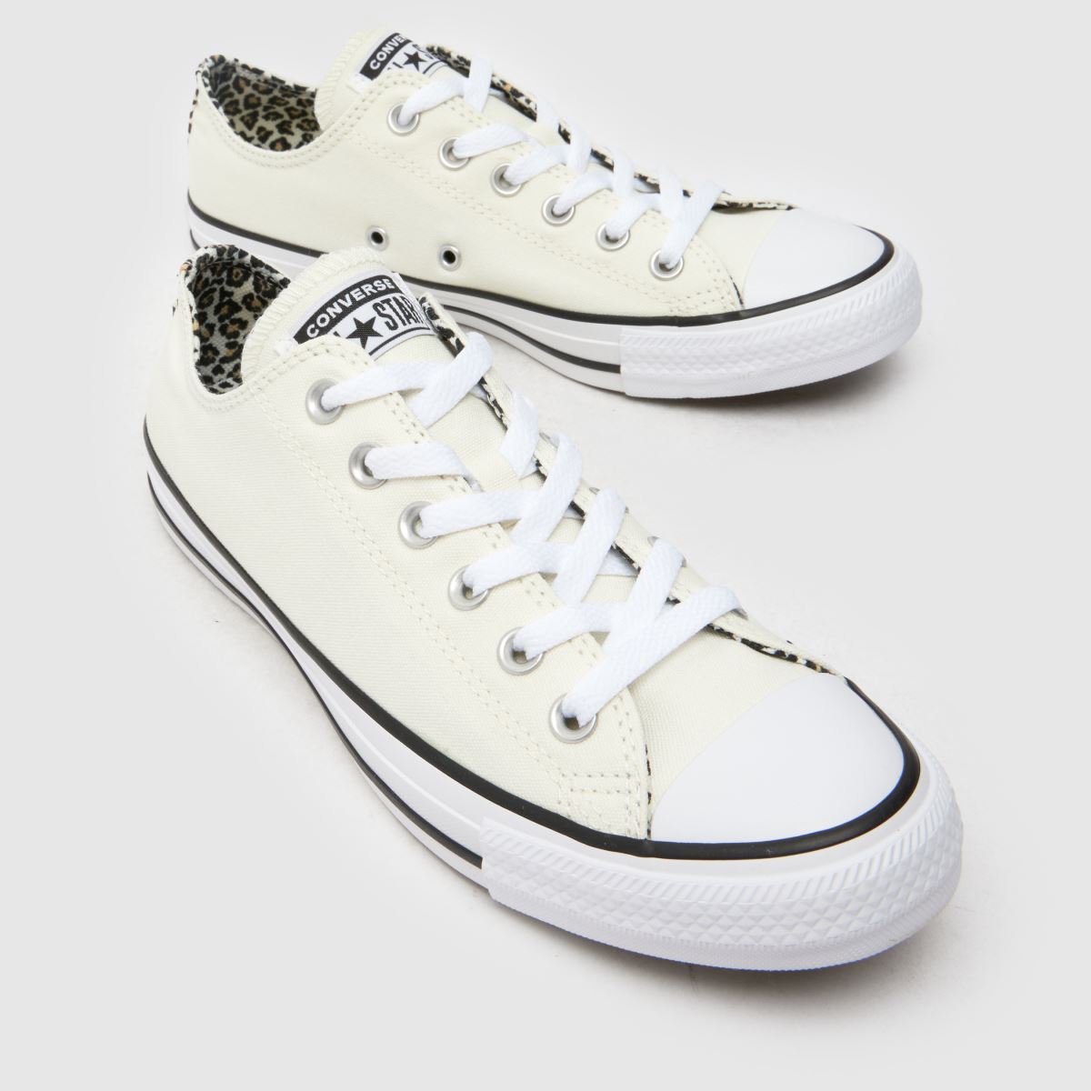Womens Off-White Multi Converse All Star Ox Trainers | schuh