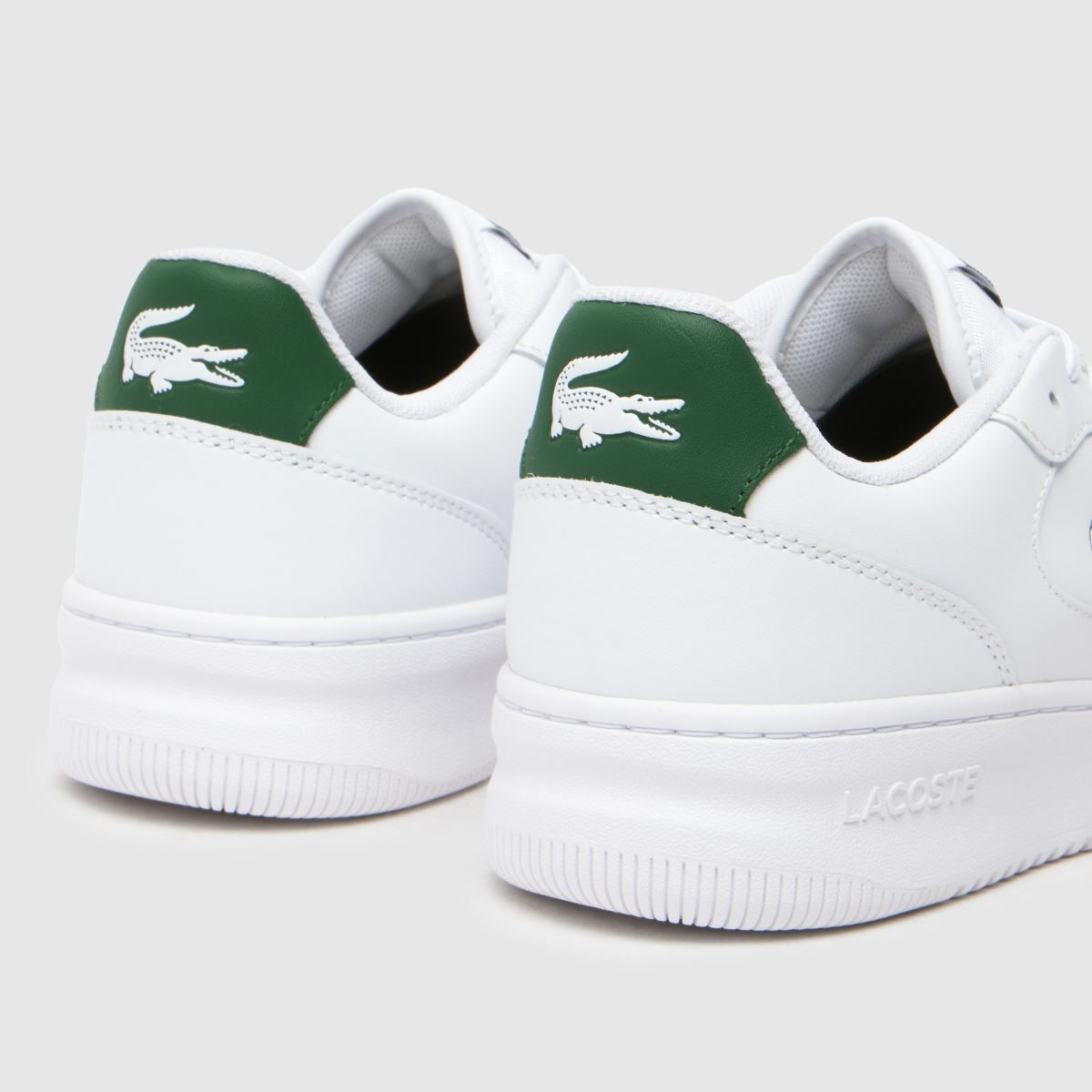 Womens White & Green Lacoste L001 Set Trainers | schuh